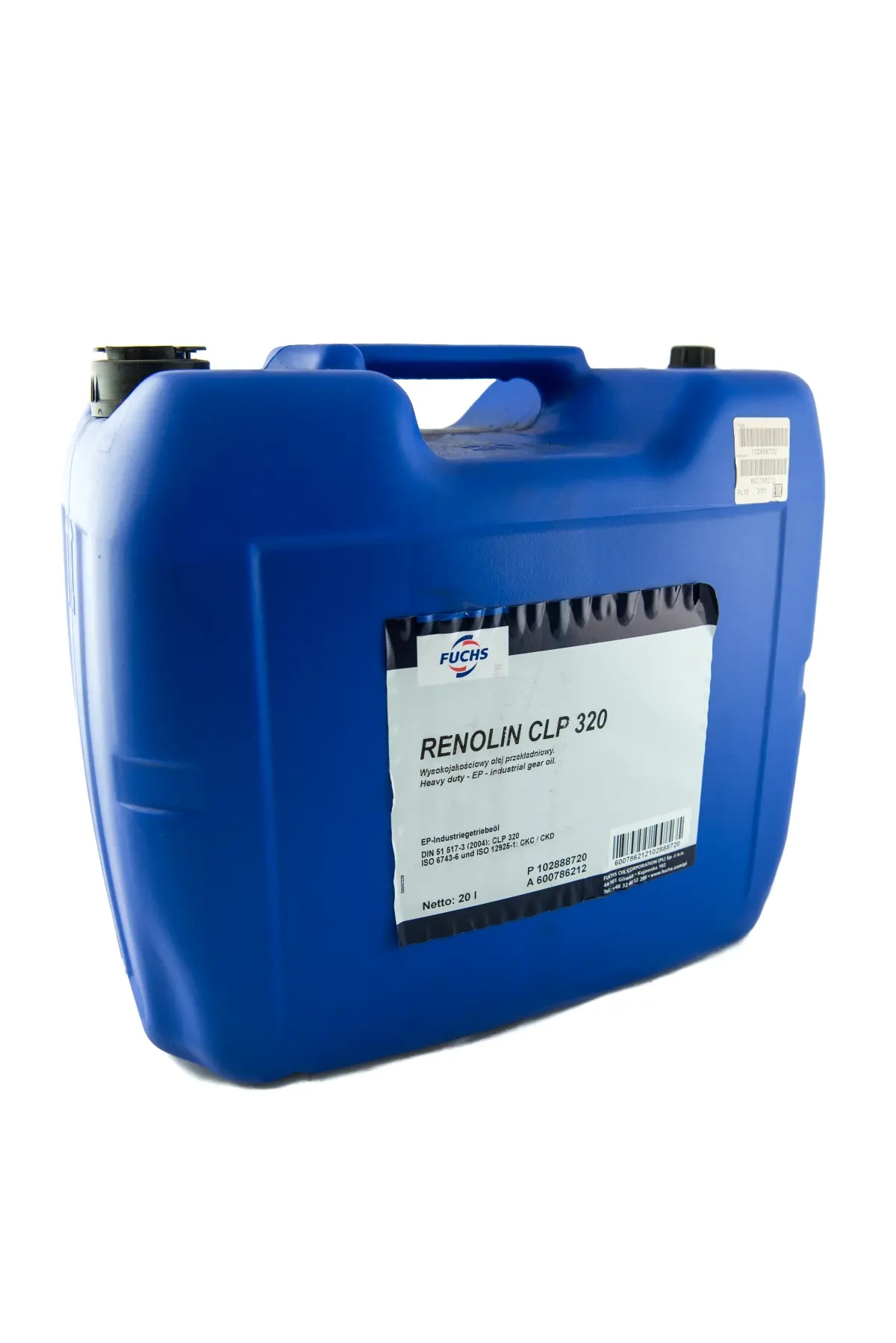 Olej przekładniowy Fuchs Renolin CLP 320 20L - Aldomarket.pl