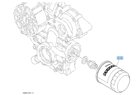 Filtr oleju Kubota W21ESO1600 - Aldomarket.pl
